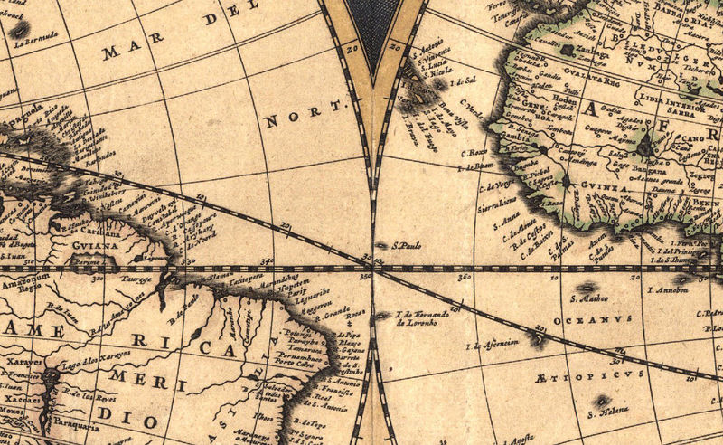 Old World Map 1666 Vintage Map Wall Map Print Old Map of The World ...