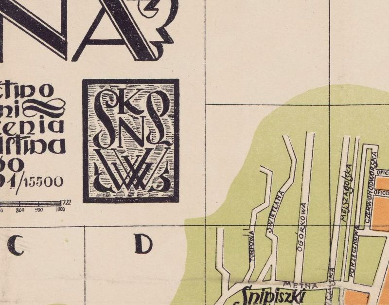 Old Map of Vilnius Lithuania 1930 Vintage Map Wall Map Print - VINTAGE ...