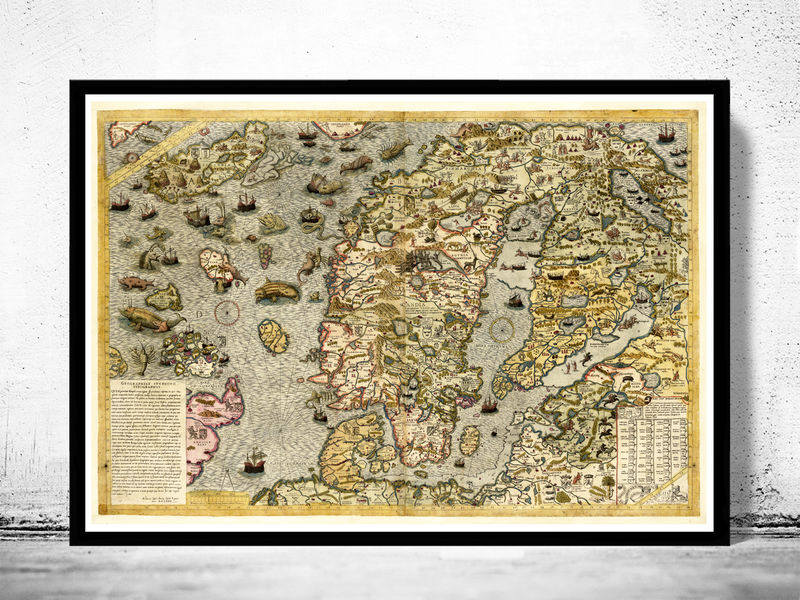Vintage Maps and Prints - FINE RESTORED OLD MAPS