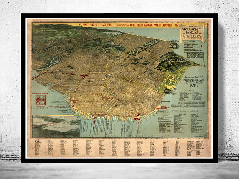 PANORAMIC VIEWS Collection - VINTAGE MAPS AND PRINTS