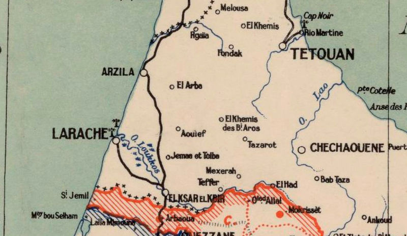 Old Map of Morocco Le Maroc 1937 Vintage Map Wall Map Print - VINTAGE ...