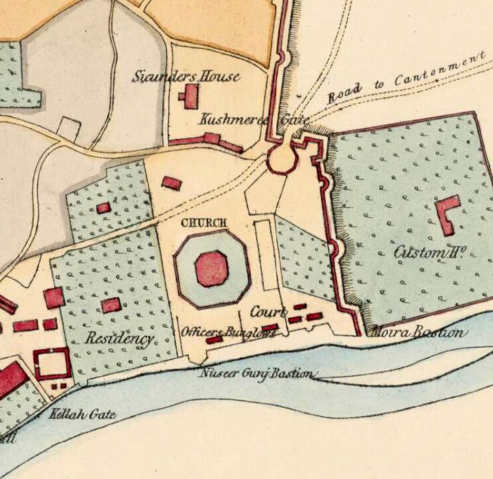 Old Map of Delhi India 1857 Vintage Map Wall Map Print - VINTAGE MAPS ...