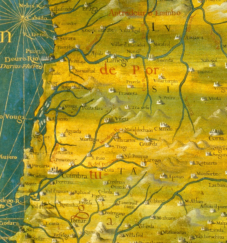 Old Map of Spain 1577 Vintage Map Wall Map Print - VINTAGE MAPS AND PRINTS