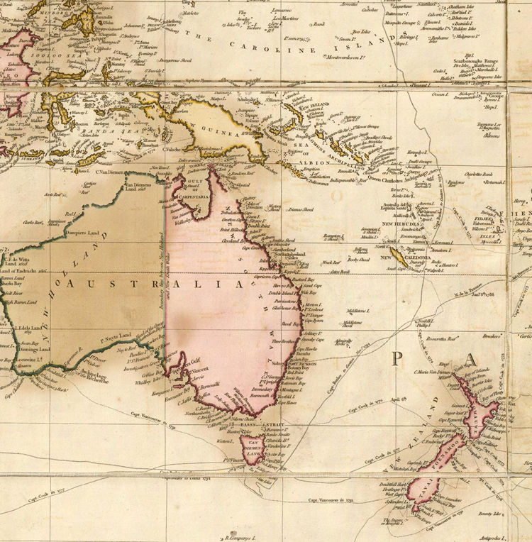 Great Old Map of The World 1819 Vintage Map Wall Map Print - VINTAGE ...