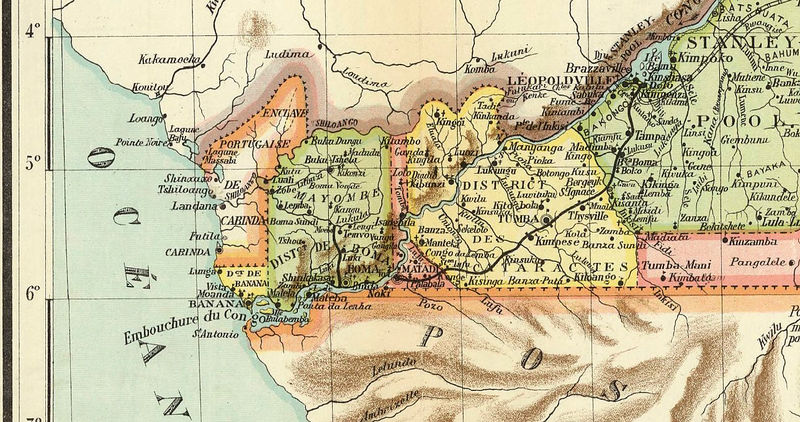 Old Map of Congo Africa 1910 Vintage Map Wall Map Print - VINTAGE MAPS ...