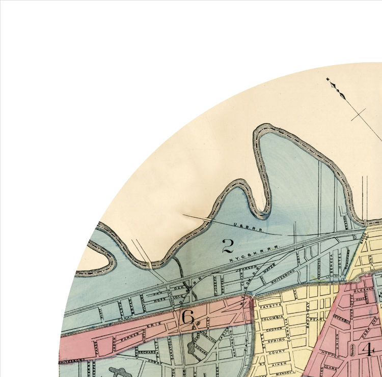 UTICA NY - city poster - city map poster print - VINTAGE MAPS AND PRINTS