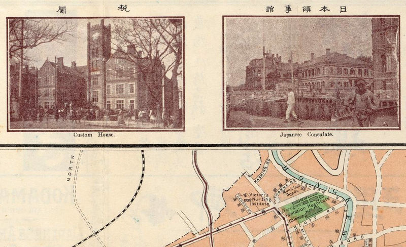 Old Map of Shanghai 1908 China Vintage Map Wall Map Print - VINTAGE ...