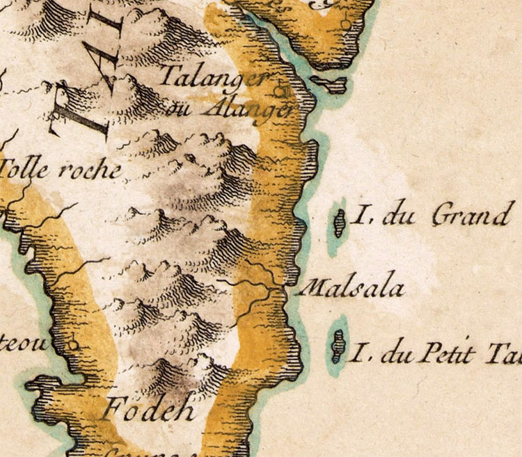 Old Map of Taiwan 1763 Vintage Map Wall Map Print - VINTAGE MAPS AND PRINTS