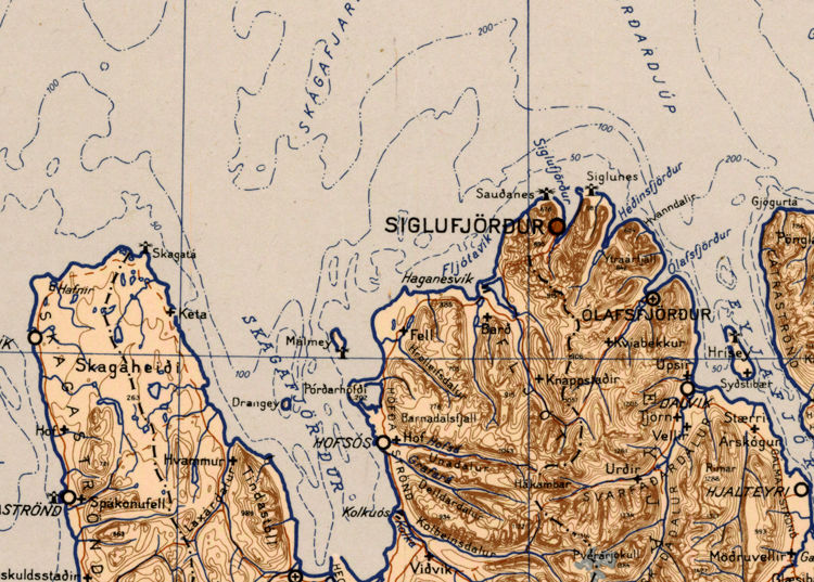 Old Map of Iceland 1963 Vintage Map Wall Map Print - VINTAGE MAPS AND ...