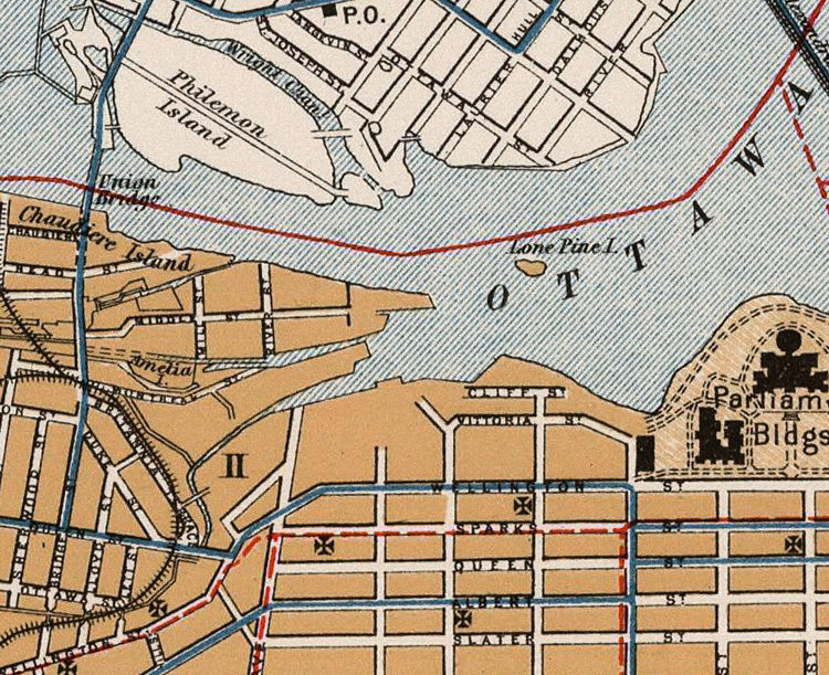 Old Map of Ottawa Canada 1915 Vintage Map Wall Map Print - VINTAGE MAPS ...