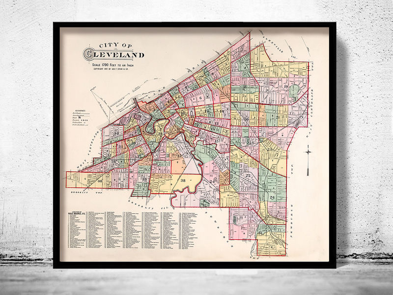 Cleveland Ohio Ward Map