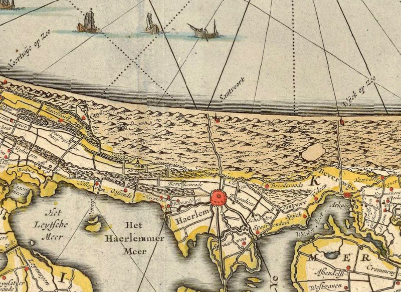 Old Map of The Netherlands 1650 Vintage Map Wall Map Print - VINTAGE ...