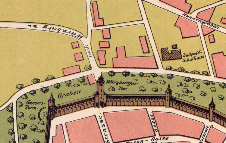 Old Map of Rothenburg Germany 1903 Vintage Map Wall Map Print - VINTAGE ...