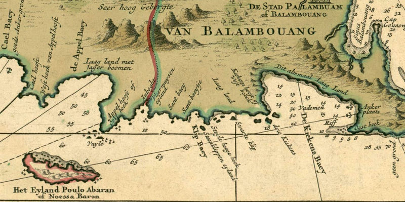 Old Map of Java and Madura Islands Indonesia 1730 Vintage Map Wall Map ...