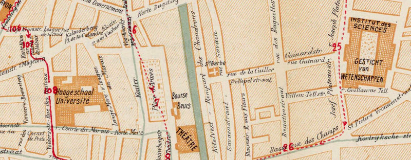 Old Map of Gent Ghent Gand Belgium 1923 Vintage Map Wall Map Print ...