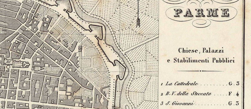 Old Map of Parma Italy 1859 Vintage Map Wall Map Print - VINTAGE MAPS ...