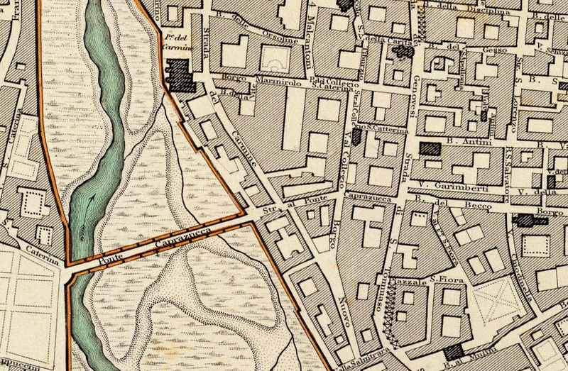 Old Map of Parma Italia Italy 1840 Vintage Map Wall Map Print - VINTAGE ...
