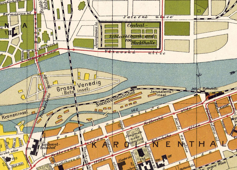 Old Map of Prague 1910 Czech Republic Vintage Map Wall Map Print ...