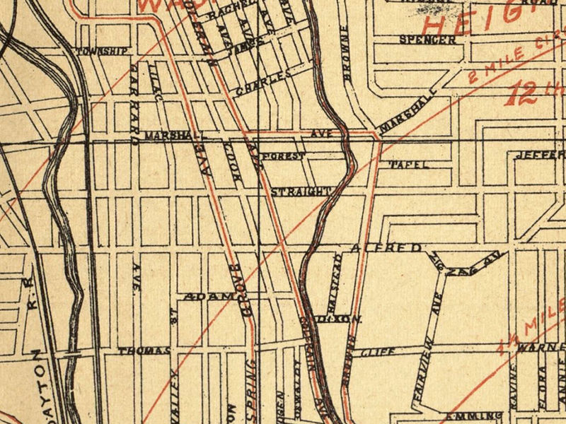 Old Map of Cincinnati 1882 Vintage Map - VINTAGE MAPS AND PRINTS
