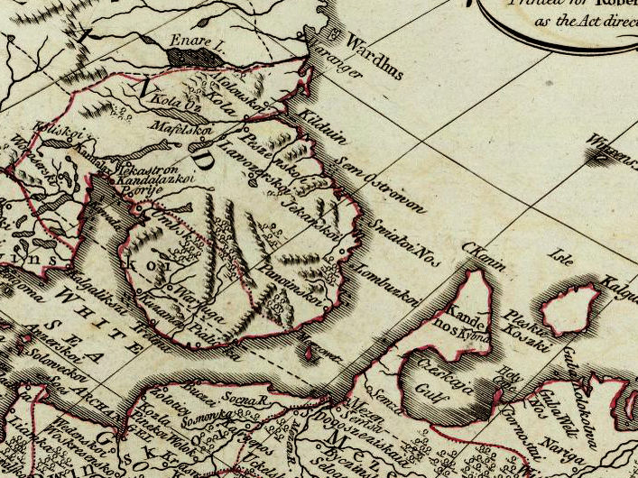 Old Map of Russia Russian Empire 1790 Soviet Union - VINTAGE MAPS AND ...