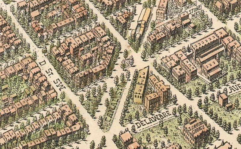 Old Map of Washington DC 1923 Vintage Map - VINTAGE MAPS AND PRINTS