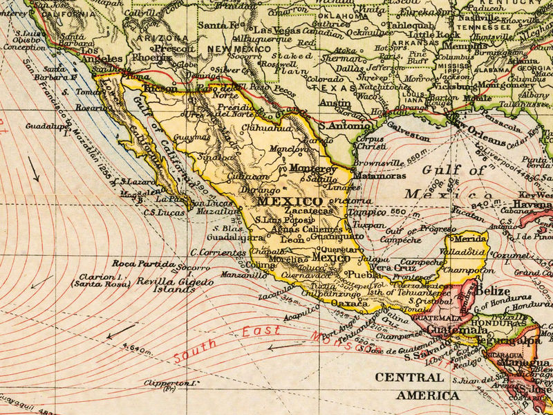 Old Map of the World Vintage Atlas 1908 Vintage Poster Wall Art Print ...