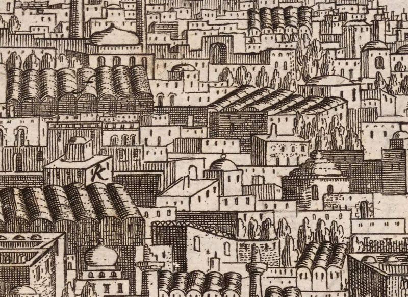 Old Map of Isfahan Iran 1663 Vintage Map - VINTAGE MAPS AND PRINTS