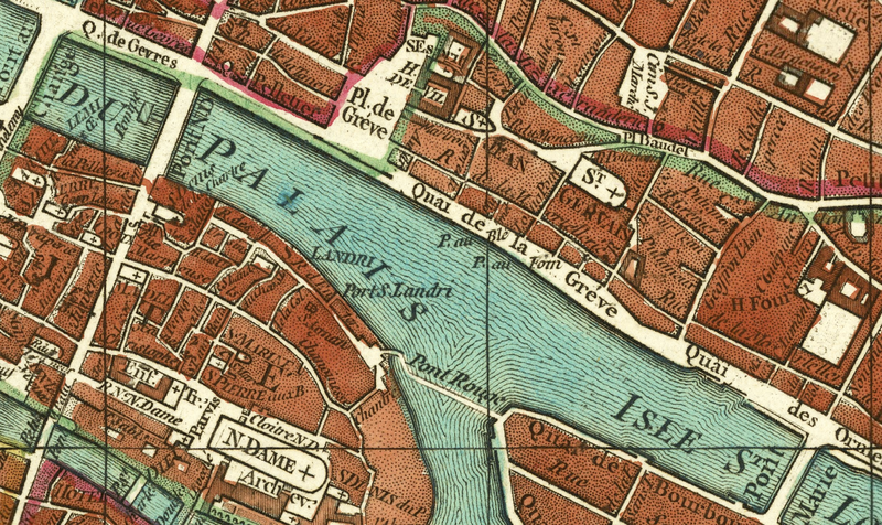 Old Map of Paris France 1797 Vintage Map of Paris Wall Map - VINTAGE ...