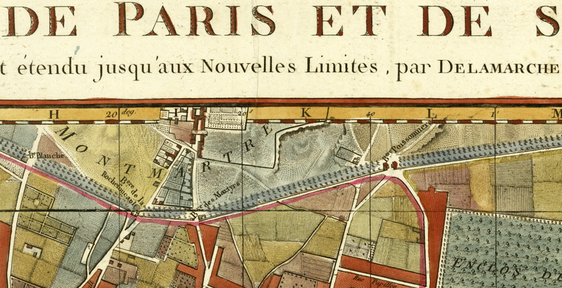 Old Map of Paris France 1797 Vintage Map of Paris Wall Map - VINTAGE ...