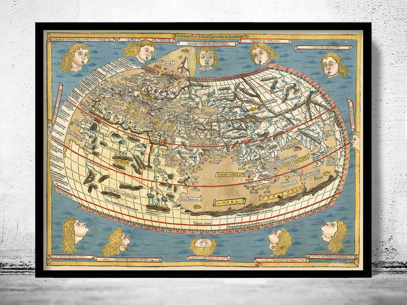 Vintage Maps and Prints - FINE RESTORED OLD MAPS