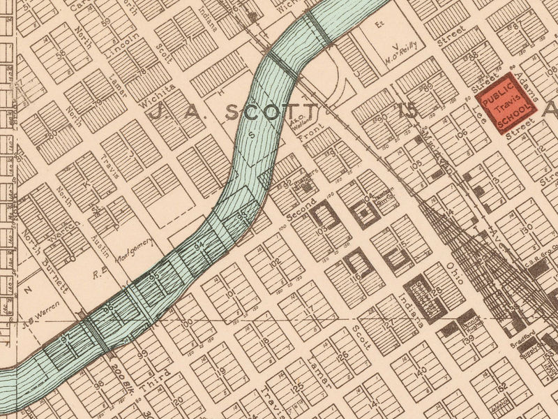 Old map of Wichita Falls Texas 1940 Vintage Map - VINTAGE MAPS AND PRINTS