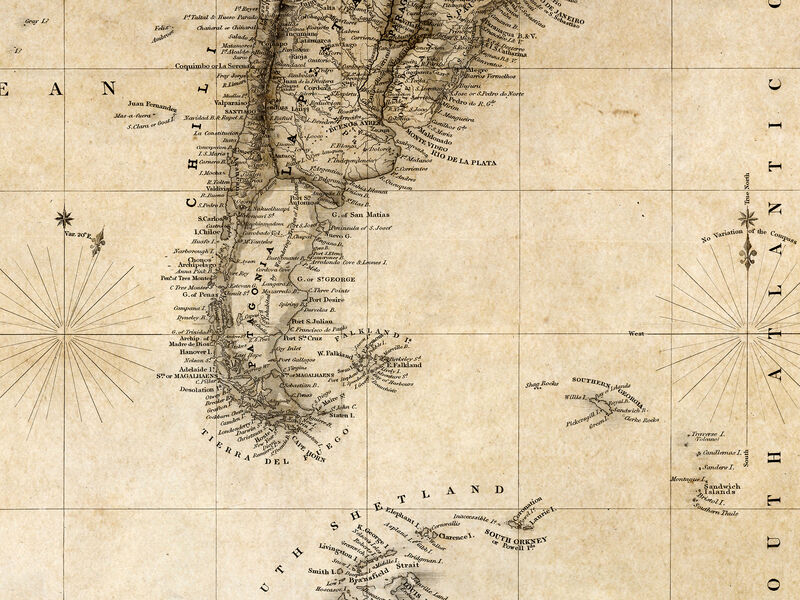 Old World Map Vintage Atlas 1849 Sepia Mercator projection Vintage Map ...