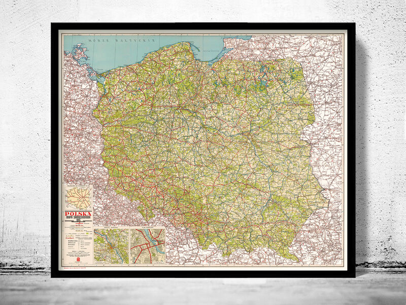 COUNTRY MAPS Collection - VINTAGE MAPS AND PRINTS