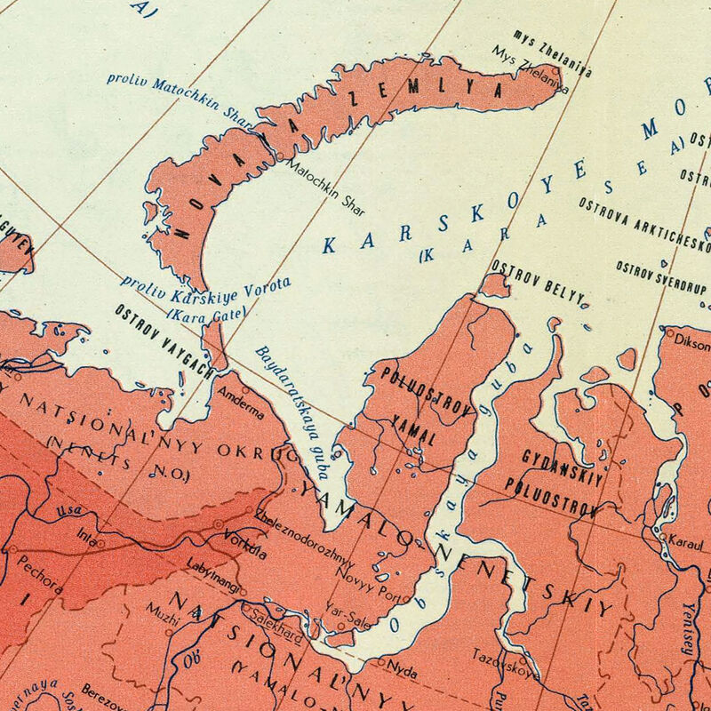 Old Map of Soviet Union CCCP USSR Map 1967 Vintage Map Wall Map Print ...