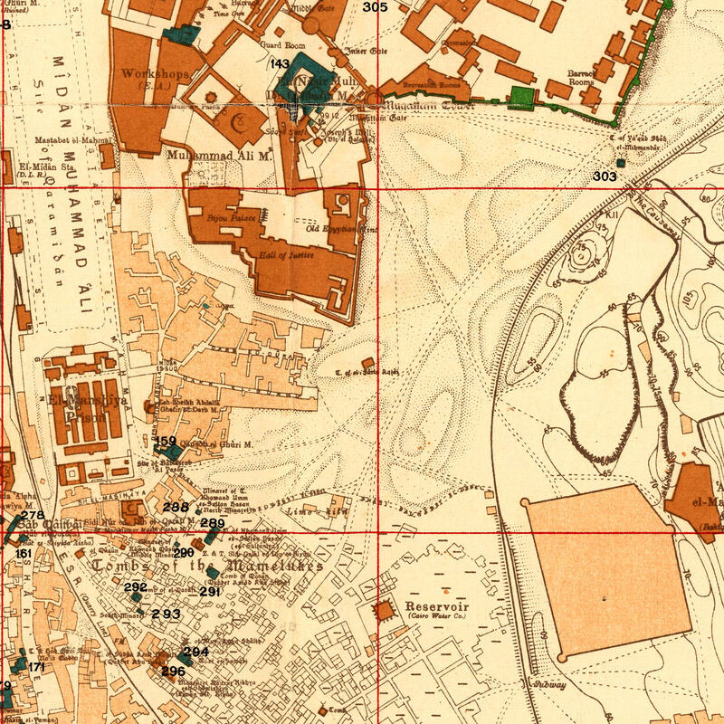 Old Map of Cairo 1851 Egypt Vintage Map Wall Map Print - VINTAGE MAPS ...