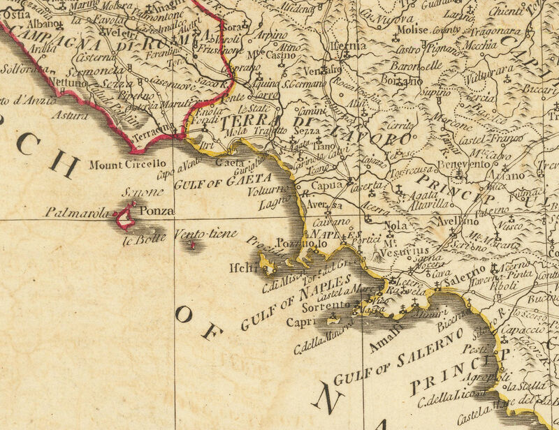 Old Map of Italy 1794 Vintage Map Wall Map Print - VINTAGE MAPS AND PRINTS