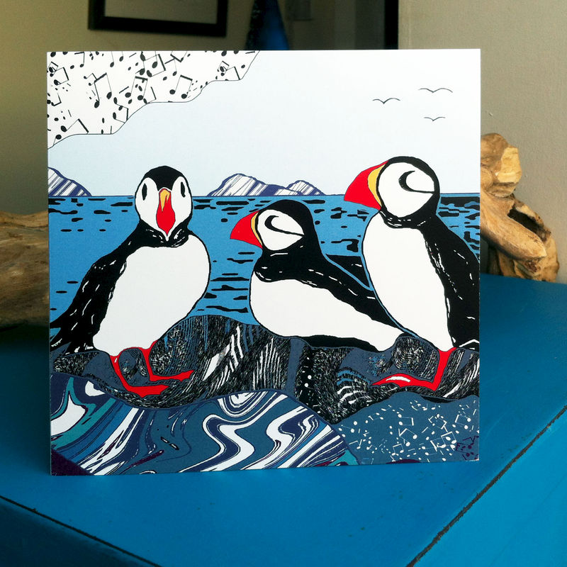 PUFFINS - CUCKOO TREE ART STUDIO
