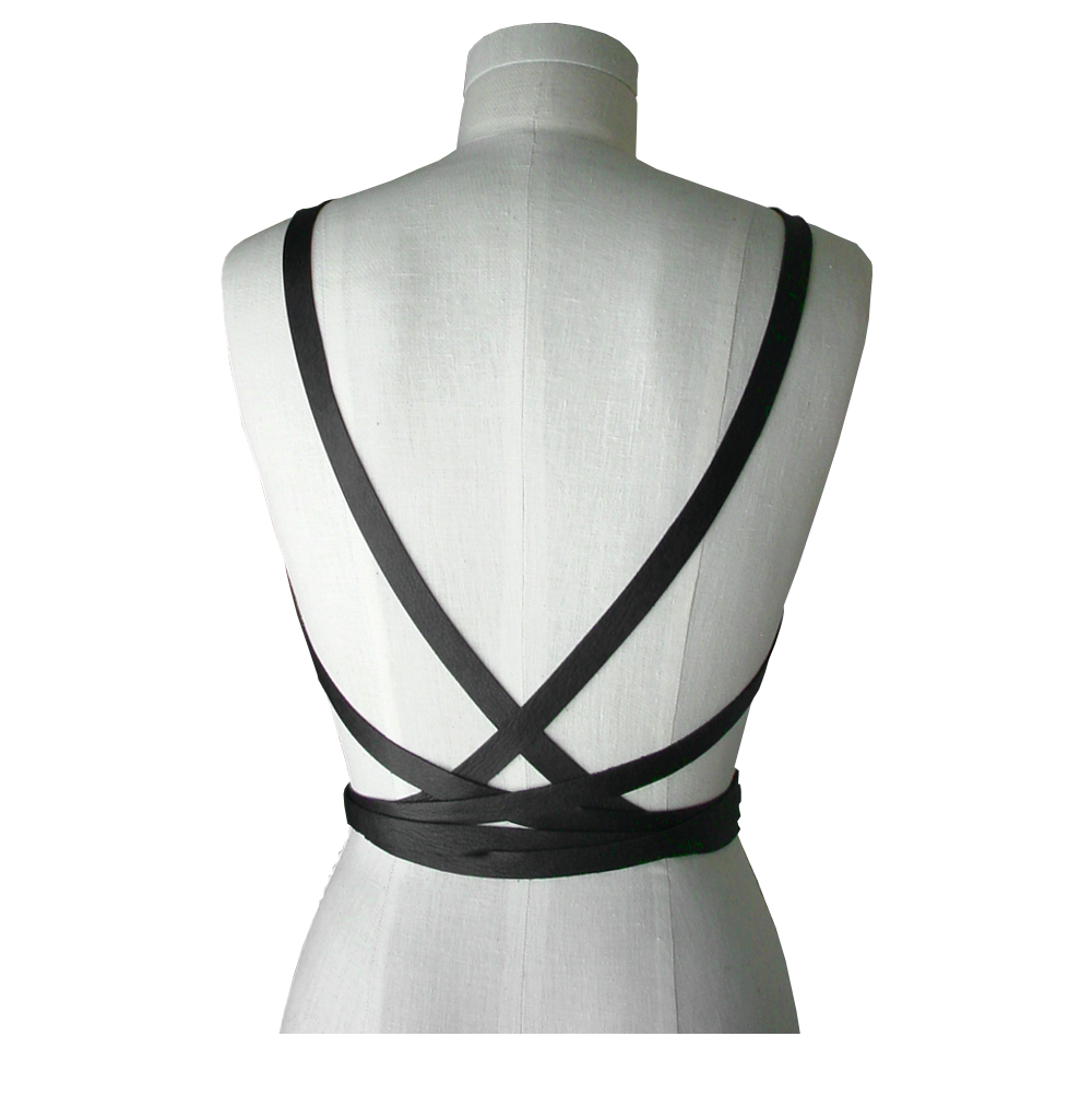 Leather wrap body harness - Mano Bello