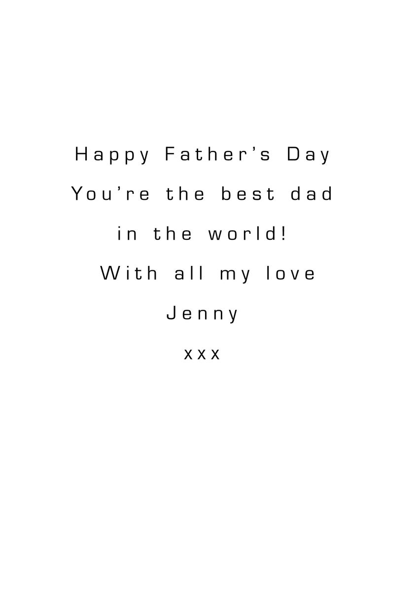 Father's Day Signal Flags Card - Glyn West Design