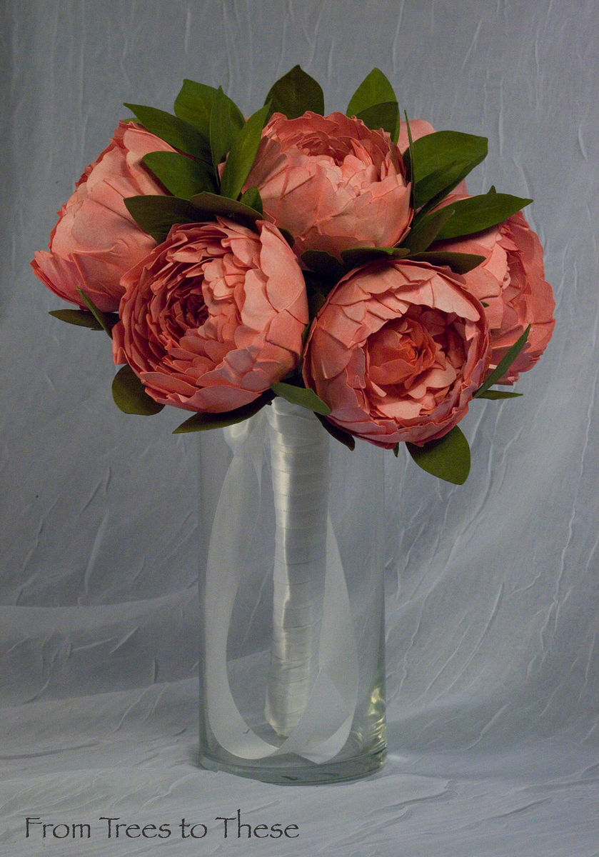 Classic Peony Bouquet - From Trees to These