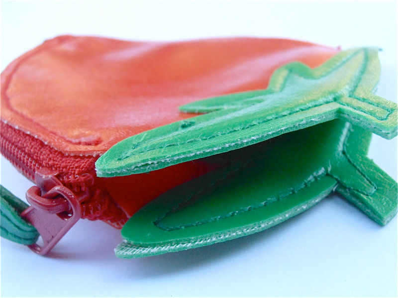 Vintage Strawberry Purse Strawberry Coin Purse Strawberry Shape Purse ...