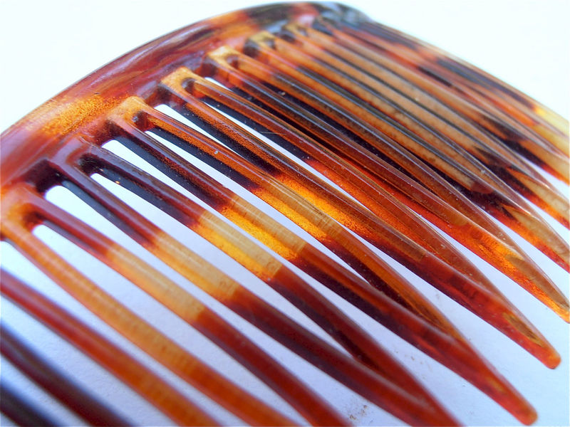 Vintage Faux Tortoise Hair Comb Vintage Fake Tortoise Comb Vintage ...