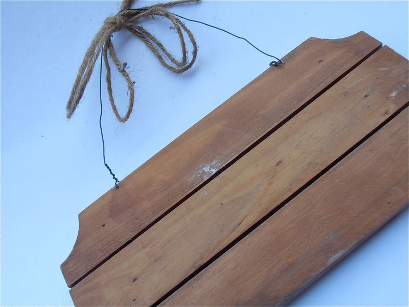 Vintage Boat Wood Key Holder Wall Hang Nautical Wooden Slats Boat Key ...
