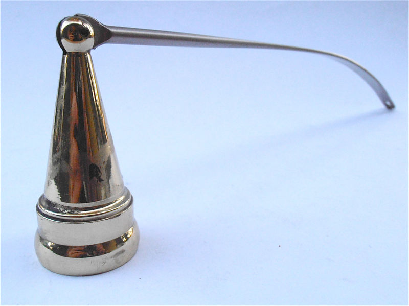 Vintage Shiny Brass Swivel Arm Snuffer Gold Tone Snuffer Modernist ...