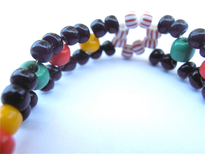 Vintage Rasta Bracelet Rastafarian Bracelet Jamaican Color Bracelet ...