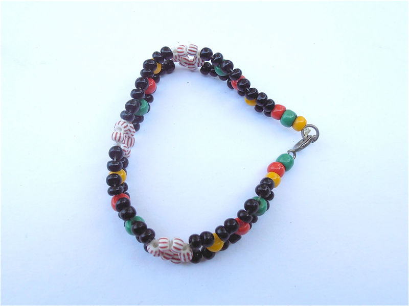 Vintage Rasta Bracelet Rastafarian Bracelet Jamaican Color Bracelet ...