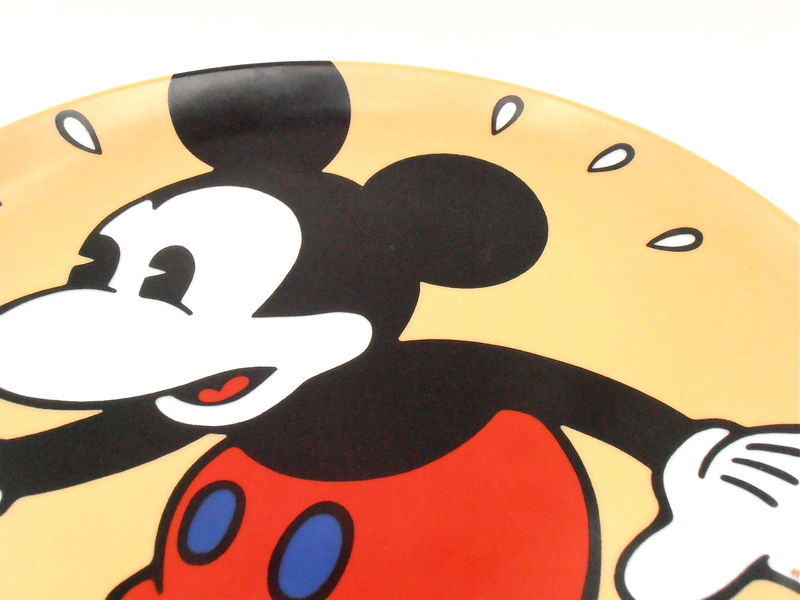Vintage Mickey Mouse In A Panic Plate Disney Classic Brenda White Clay ...