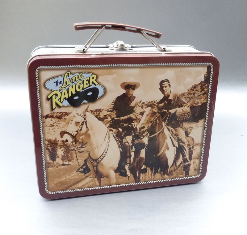 Vintage 90s Lone Ranger Lunch Box Native American Friend Tonto Kemo ...