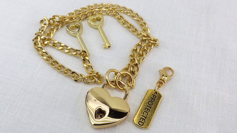 Protected and Locked Submissive Jewelry ddlg bdsm locking necklace ...