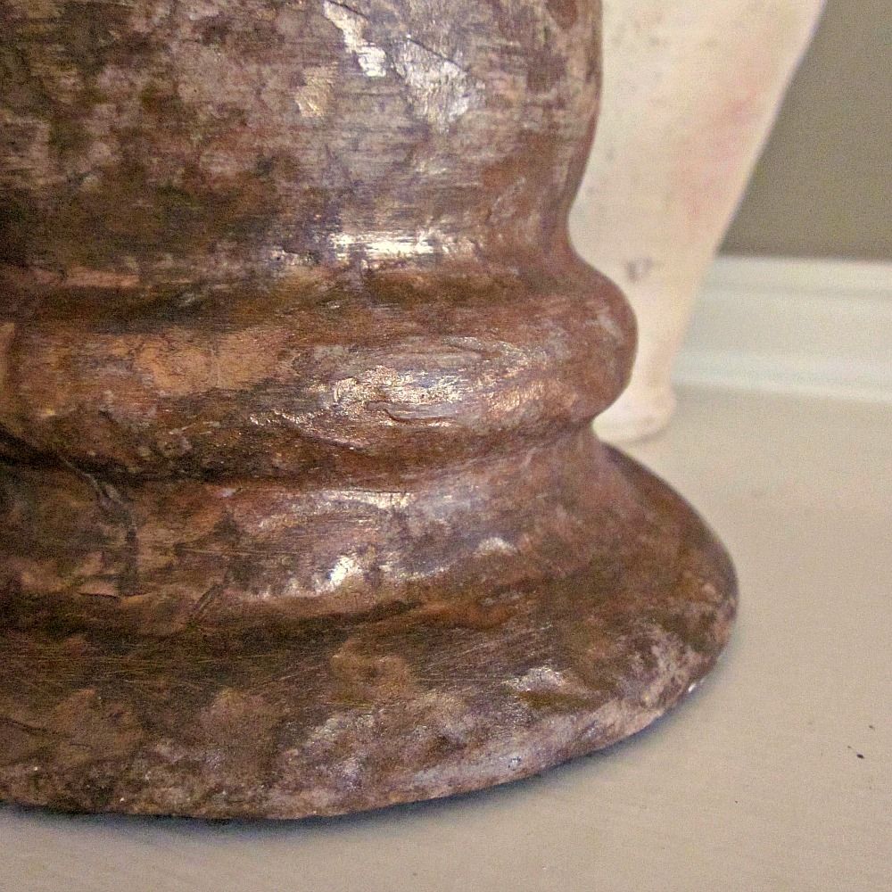 Handmade Decorative Rustic Paper Mache Candleholder with Glass Cup ...